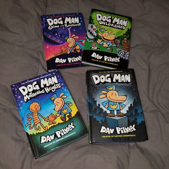Other | Dog Man Set Of 4 Books Excellent Condition | Poshmark